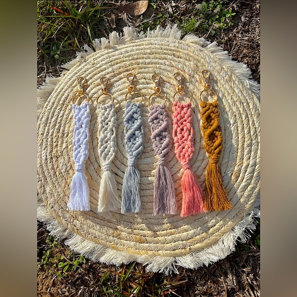 Proudly Pentecostal | Bags | Boho Braided Keychain Beach Style Gifts ...